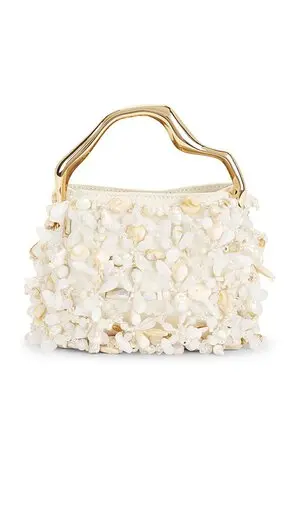 Cult Gaia Cult Gaia Solene Mini Top Handle Bag Off White Multi