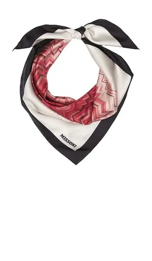 Missoni Foulard Scarf In Pink Multi In Pink - 4