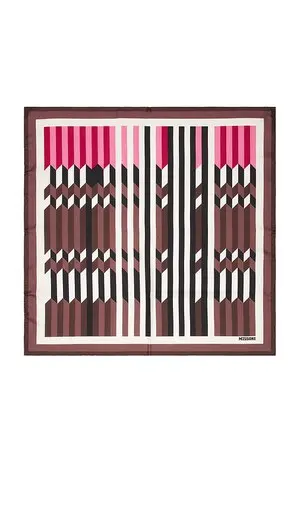 Missoni Foulard Scarf In Brown Multi In Brown - 2