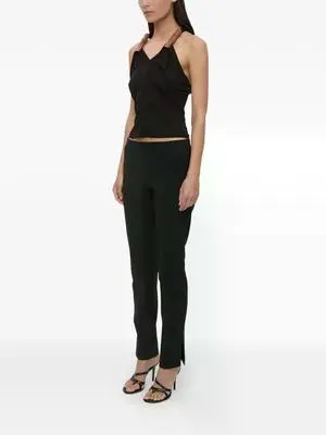 Christopher Esber Racer Back Tank Top With Wood Detail