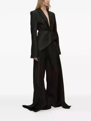 Christopher Esber Released Towel Trousers - Black