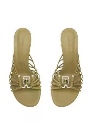 Christopher Esber Quartz Embellished Heeled Sandals