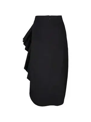 Michael Kors Ruched Ruffled Skirt