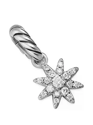 David Yurman Petite Starburst Amulet With Pave Diamonds