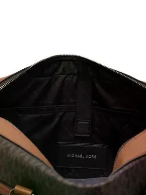 Michael Kors Monogram Zip Briefcase