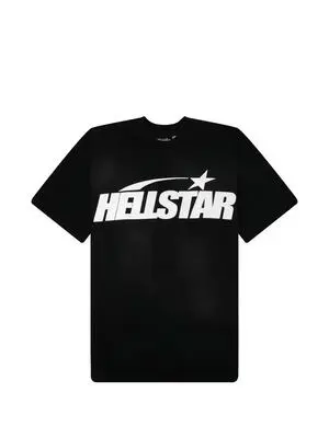 HELLSTAR Rhinestone-embellished Logo T-shirt - Black