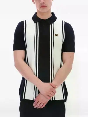 FILA Buddy Bowling Vertical-stripe Polo Shirt