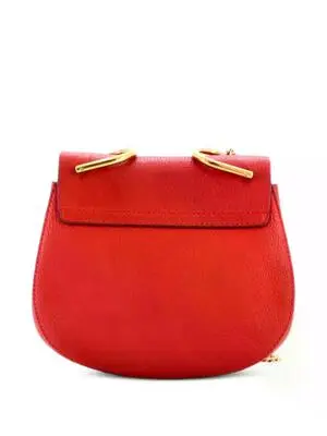 Chloé Drew Leather Mini Crossbody Bag - Red