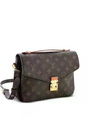 LOUIS VUITTON Monogram Canvas Pochette Metis Bag - Brown
