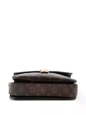 LOUIS VUITTON Monogram Canvas Pochette Metis Bag - Brown