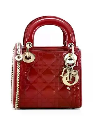 Dior Lady Chain Bag - Red