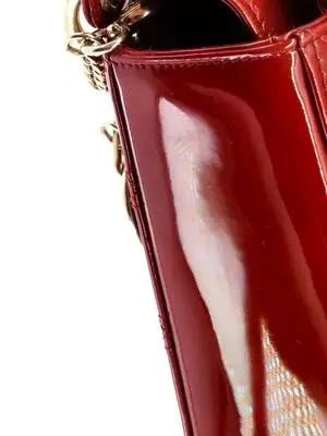 Dior Lady Chain Bag - Red