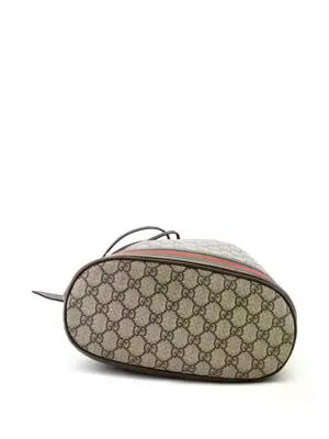 Gucci Ophidia Gg Coated Canvas Medium Bucket Bag