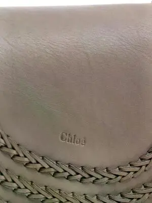 Chloé Hudson Whipstitch Leather Medium Crossbody Bag