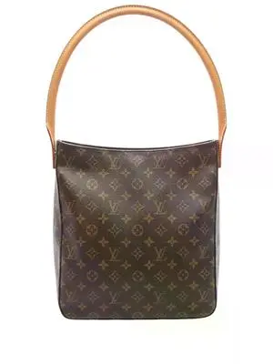 LOUIS VUITTON Monogram Looping Gm Shoulder Bag - Brown