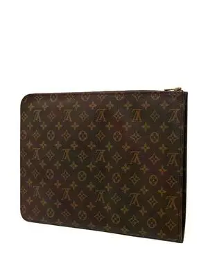 LOUIS VUITTON Monogram Pochette Documents Portfolio Business Bag