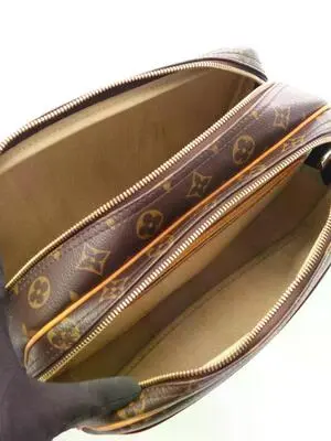 LOUIS VUITTON Monogram Reporter Pm Crossbody Bag - Brown