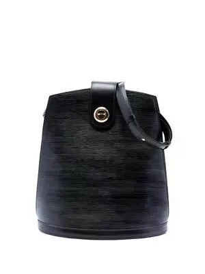 LOUIS VUITTON Epi Leather Cluny Shoulder Bag - Black