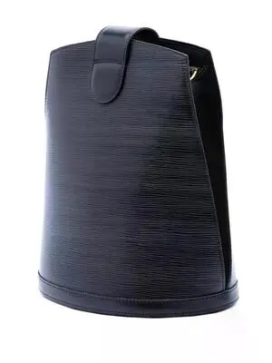 LOUIS VUITTON Epi Leather Cluny Shoulder Bag - Black