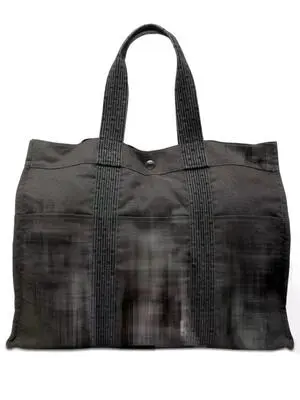 Hermès Herline Gm Canvas Tote Bag