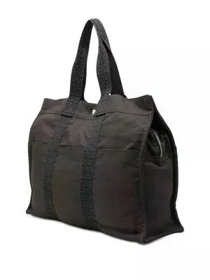 Hermès Herline Gm Canvas Tote Bag
