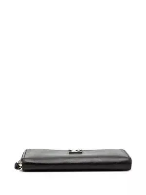 LOUIS VUITTON 2019 Leather Lockme Zippy Wallet Long Wallets