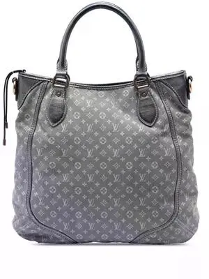 LOUIS VUITTON Monogram Mini Lin Angele Satchel - Grey