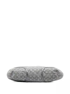 LOUIS VUITTON Monogram Mini Lin Angele Satchel - Grey
