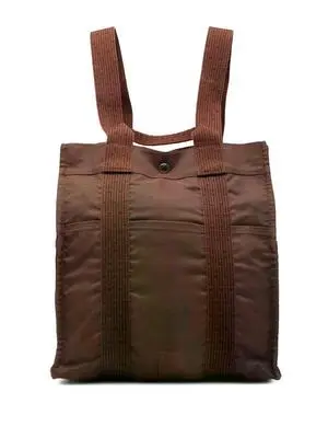 Hermès Herline Canvas Backpack - Brown