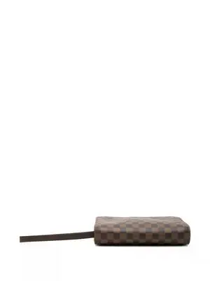LOUIS VUITTON Damier Ebene Saint Louis Pochette Clutch Bag