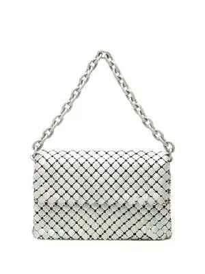 Bottega Veneta 20th Century Mini Metal Intrecciato Handbag - Silver