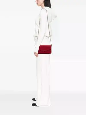 LOUIS VUITTON Monogram Empreinte Pochette Felicie Crossbody Bag - Red