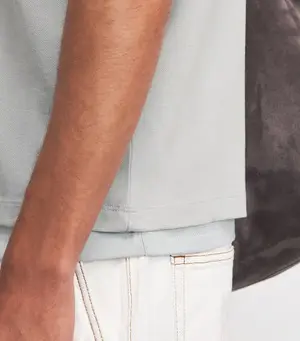 7 For All Mankind Short-sleeve Polo Shirt - Blue