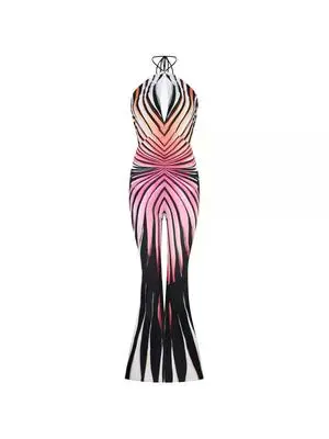 Roberto Cavalli Printed Jumpsuit - Black