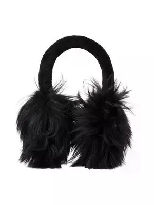 Burberry Tonal Shearling Earmuffs