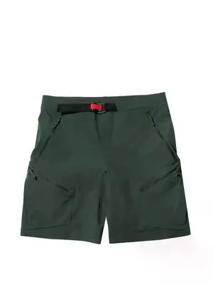 UPPERVOID Belted Multi-pocket Shorts - Green
