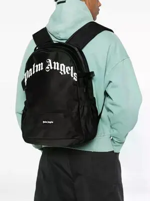 Palm Angels Logo Print Backpack