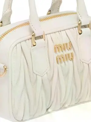 Miu Miu Arcadie Matelassé Nappa Leather Bag