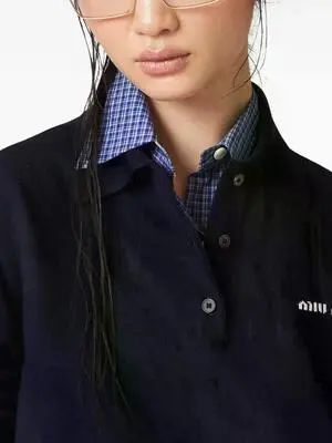 Miu Miu Wool Knit Polo Shirt
