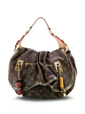 LOUIS VUITTON Kalahari Gm Monogram Canvas Hobo Bag - Brown