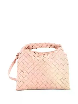 Bottega Veneta Intrecciato Nappa Mini Satchel - Pink