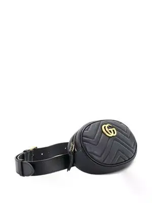Gucci Gg Marmont Matelassé Leather Belt Bag