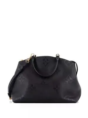 LOUIS VUITTON Grand Palais Handbag Monogram Empreinte Giant Shoulder Bag - Black