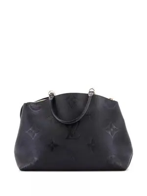 LOUIS VUITTON Grand Palais Handbag Monogram Empreinte Giant Shoulder Bag - Black