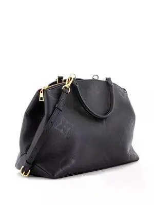 LOUIS VUITTON Grand Palais Handbag Monogram Empreinte Giant Shoulder Bag - Black