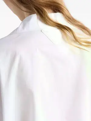 Prada Embroidered Poplin Shirt