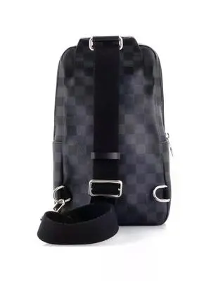 LOUIS VUITTON Avenue Sling Bag Damier Graphite Crossbody Bag - Black