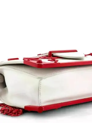 Prada Cahier Embellished Leather Small Crossbody Bag