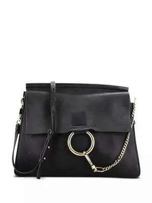 Chloé Faye Medium Shoulder Bag - Black