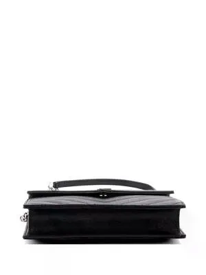Saint Laurent Monogram Wallet On Chain Bag - Black
